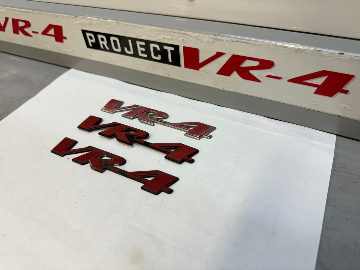 Genuine VR-4 Rear Emblem – projectvr4